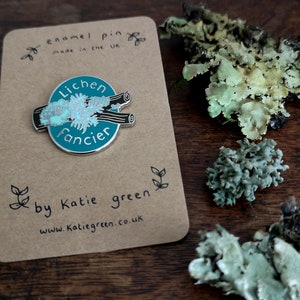 Lichen Fancier Hard Enamel Pin - Etsy