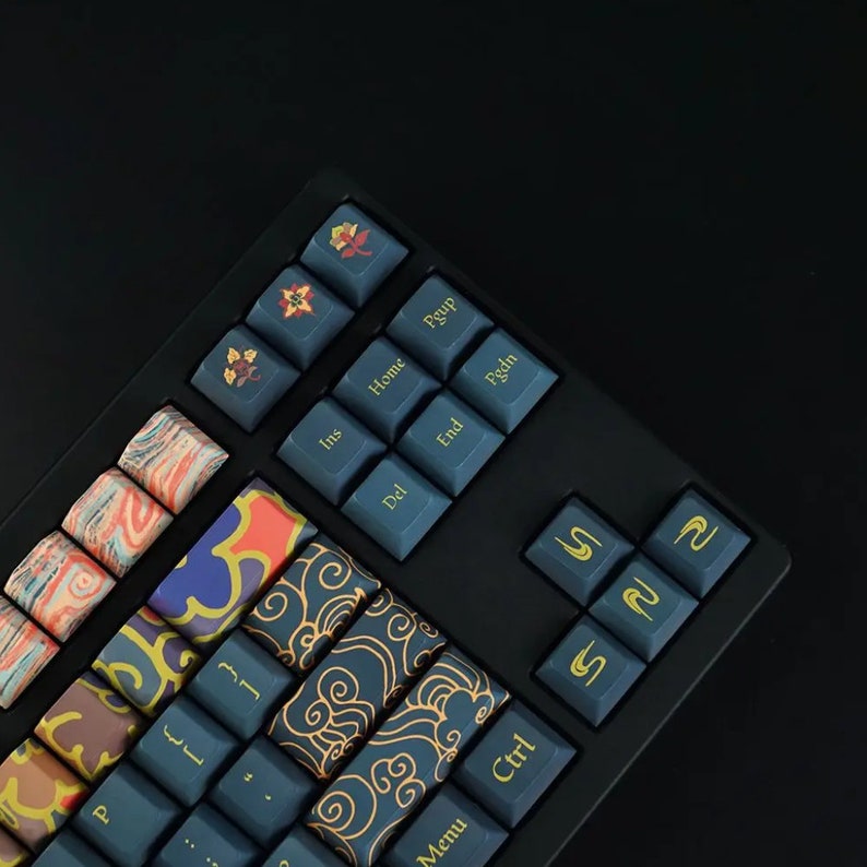 MURAL ART Keycaps | Custom Keycaps Set | Artisan Keycaps PBT | Oem ...