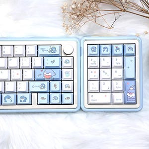 CUTE SHARK Keycaps | Custom Keycaps Set | Artisan Keycaps PBT | Cherry ...