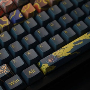 MURAL ART Keycaps | Custom Keycaps Set | Artisan Keycaps PBT | Oem ...