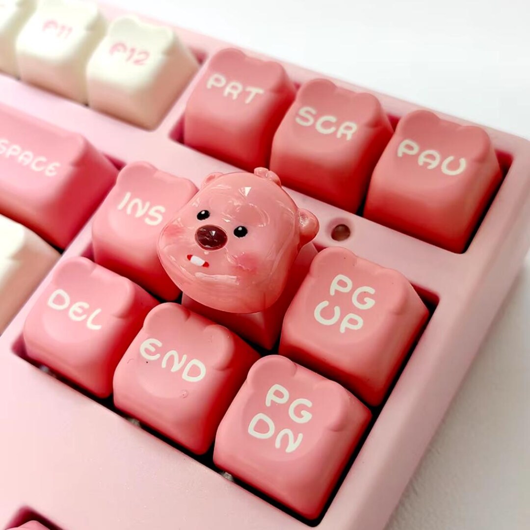 CUTE PIG Keycap | ESC Artisan Keycap | Esc Custom Keycap 1u for ...