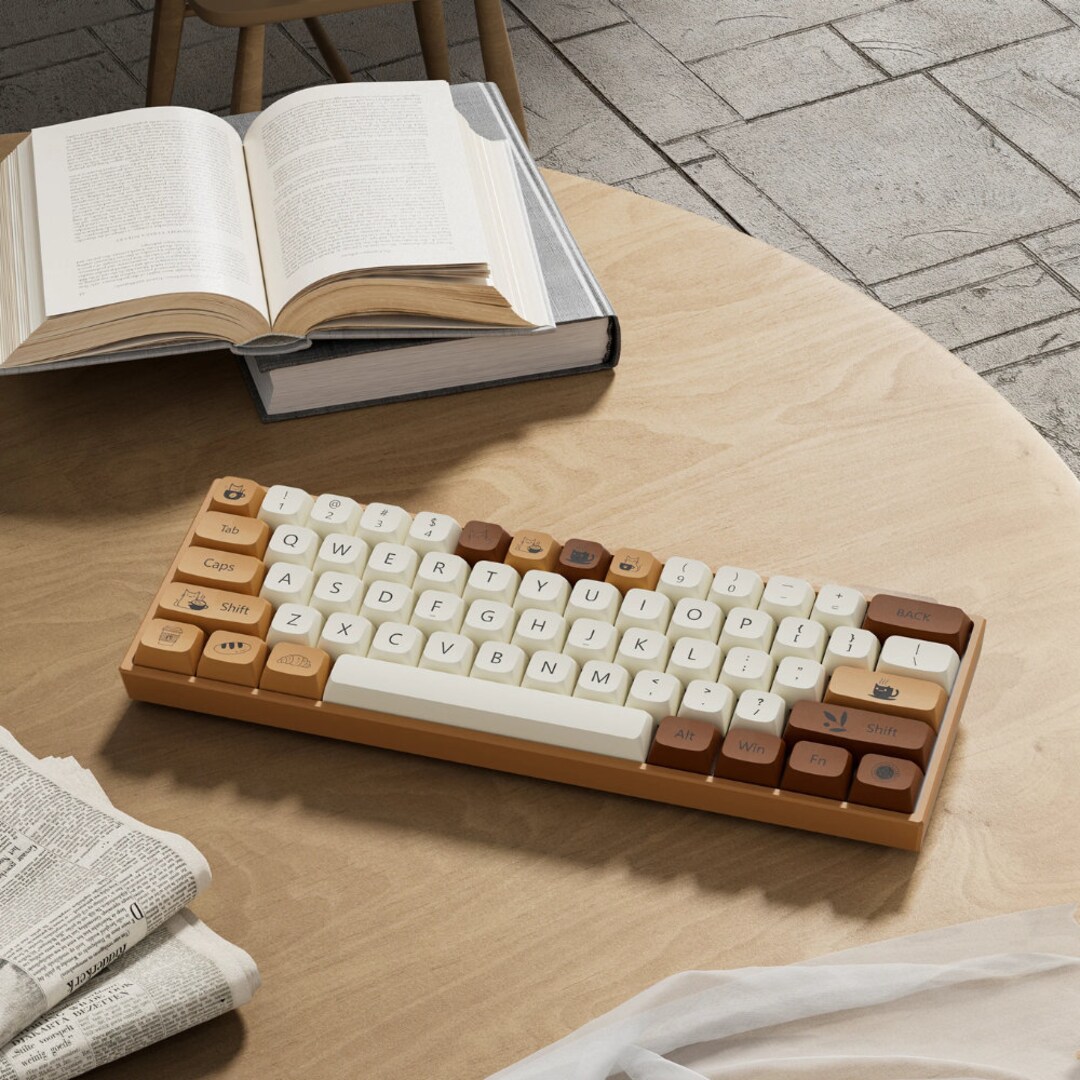 COFFEE CAT Keycaps | Custom Keycaps Set | Artisan Keycaps Pbt | XDA ...