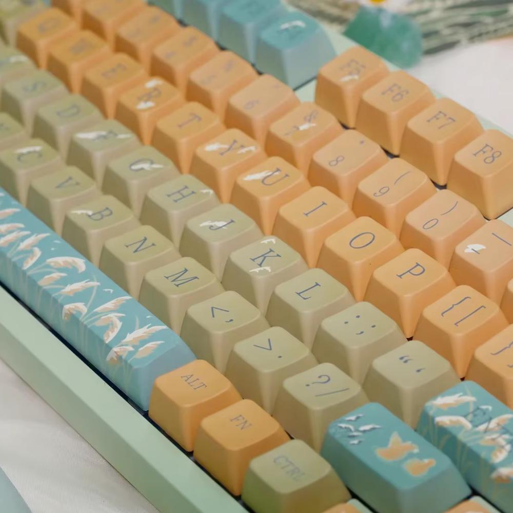 AUTUMN Keycaps Custom Keycaps Set Artisan Keycaps PBT MDA Profile ...