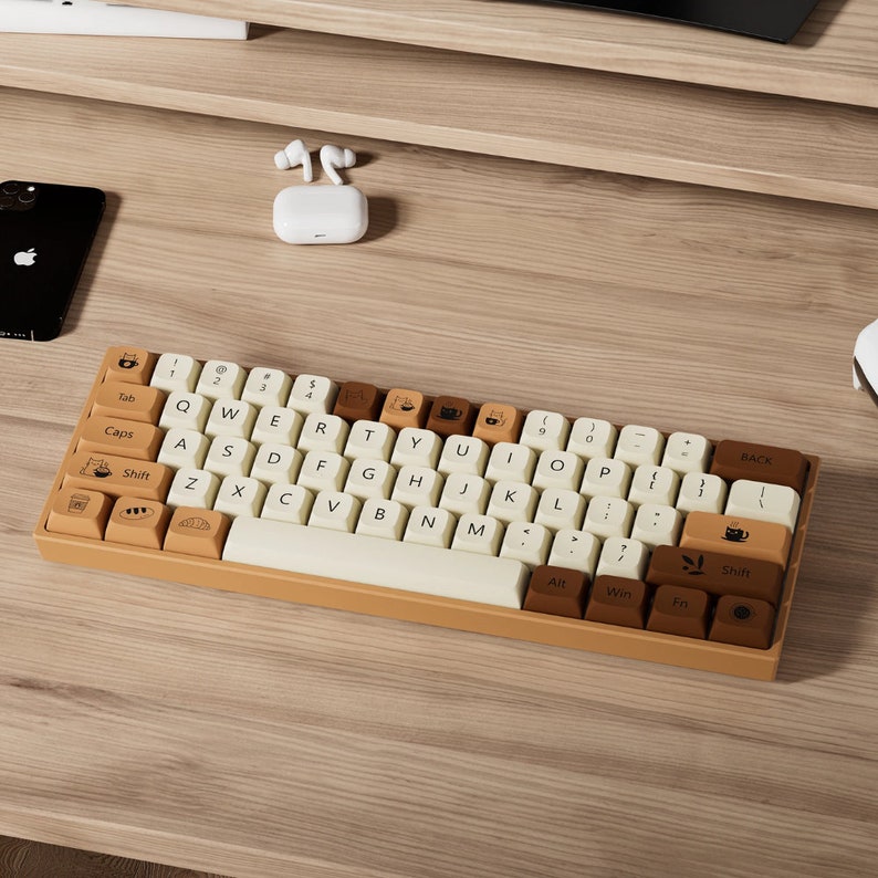 COFFEE CAT Keycaps | Custom Keycaps Set | Artisan Keycaps Pbt | XDA ...