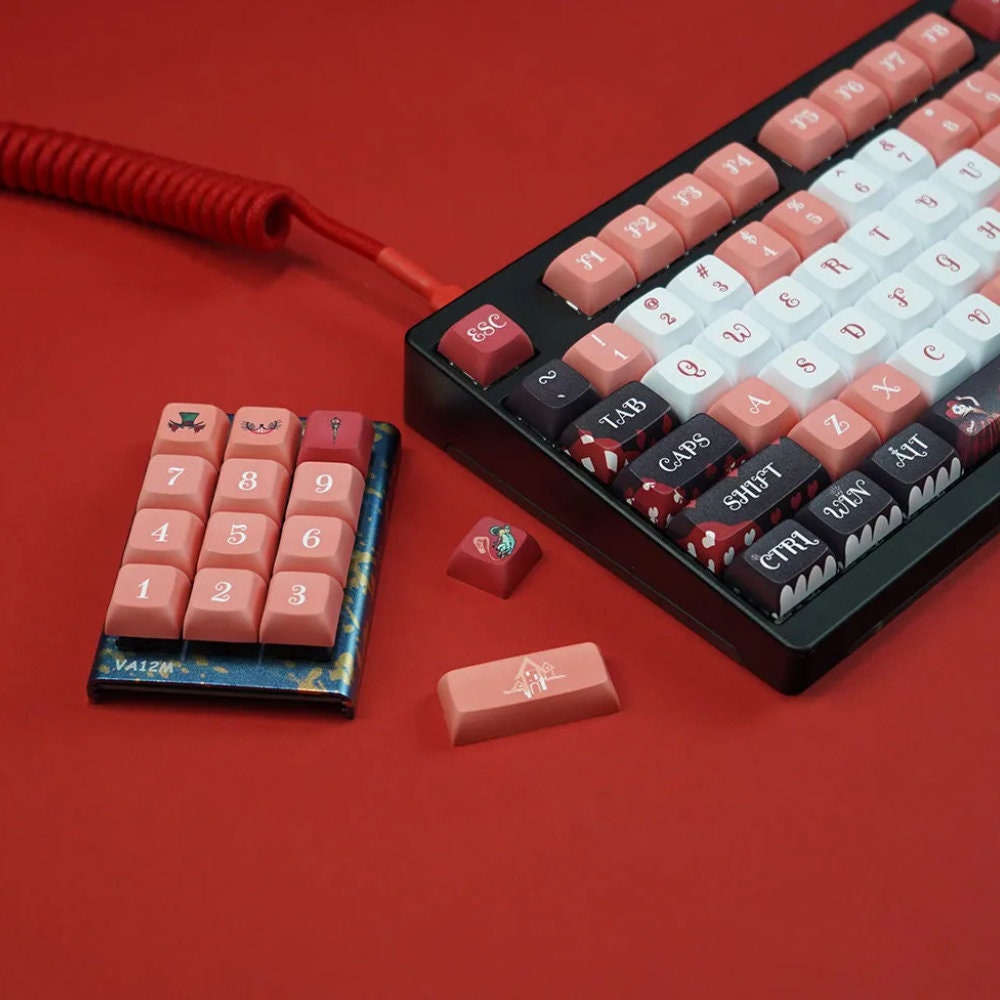 RED ALICE Keycaps Custom Keycaps Set Artisan Keycaps Pbt XDA Profile ...
