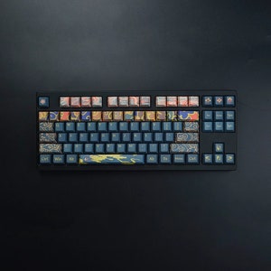 MURAL ART Keycaps | Custom Keycaps Set | Artisan Keycaps PBT | Oem ...