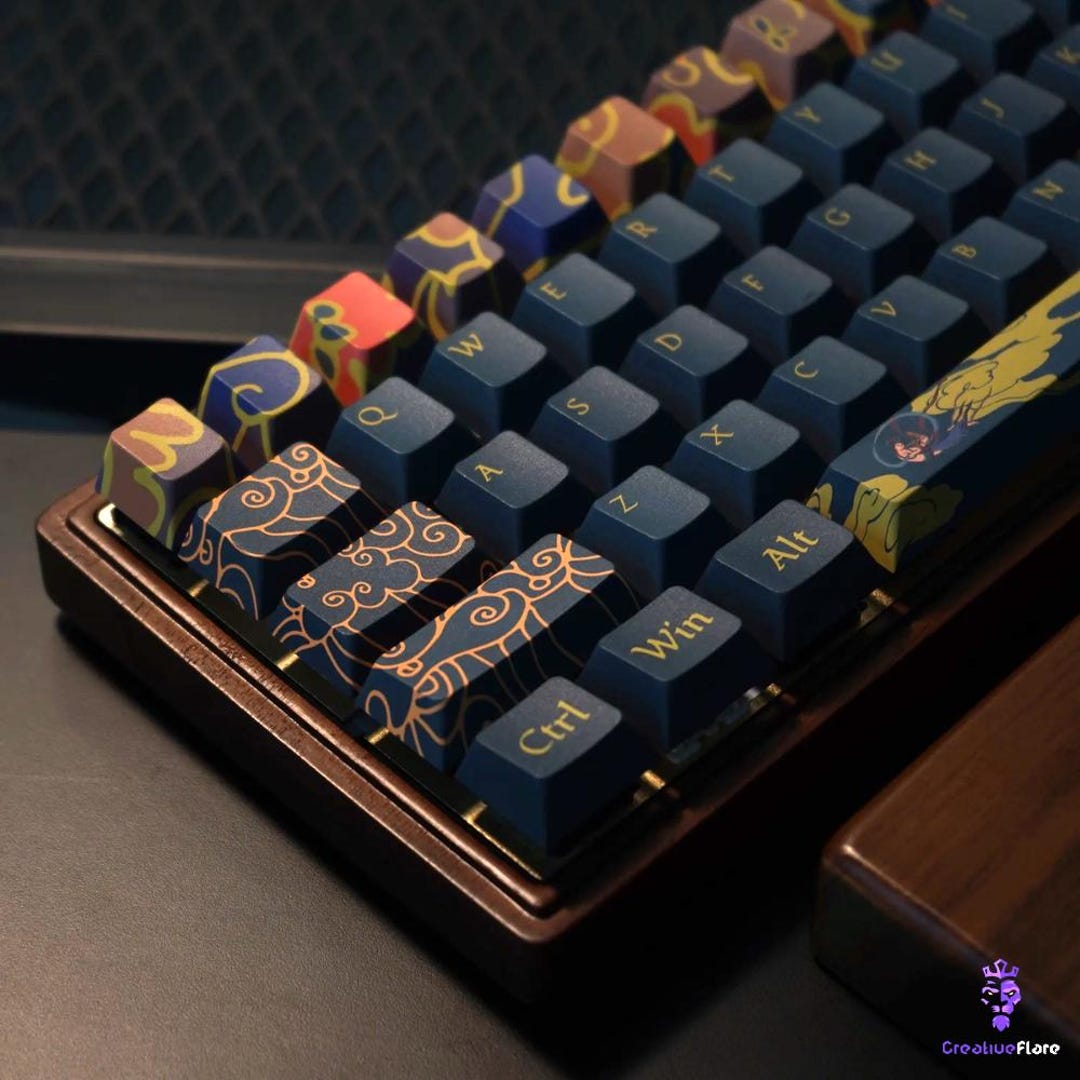 MURAL ART Keycaps | Custom Keycaps Set | Artisan Keycaps PBT | Oem ...