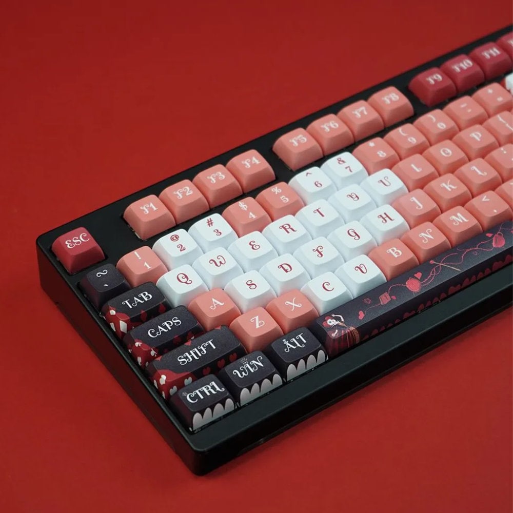 RED ALICE Keycaps Custom Keycaps Set Artisan Keycaps Pbt XDA Profile ...