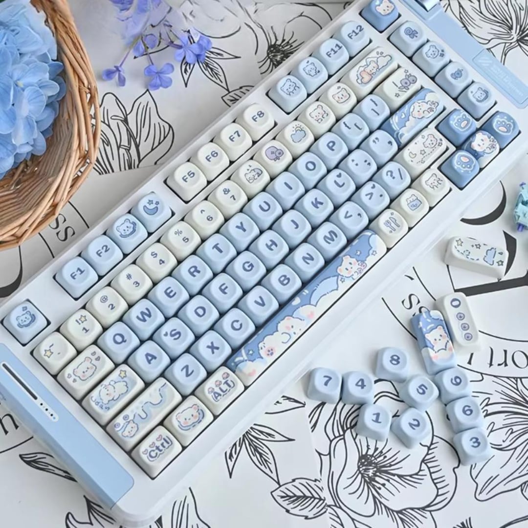 ICE CREAM Keycaps | Custom Keycaps Set | Artisan Keycaps Pbt | MOA ...