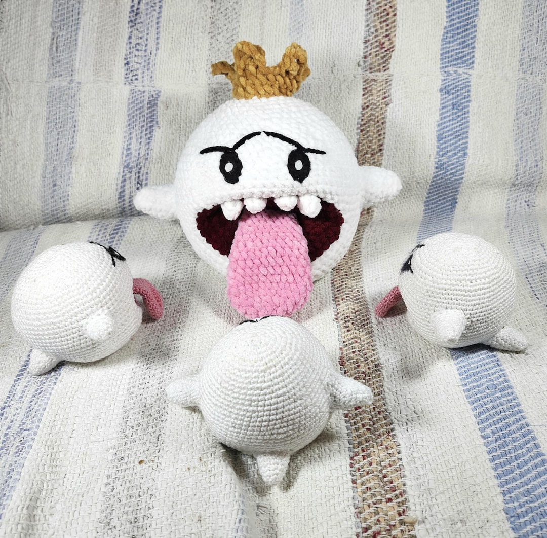 Pattern Amigurumi Boo King Boo Crochet - Etsy