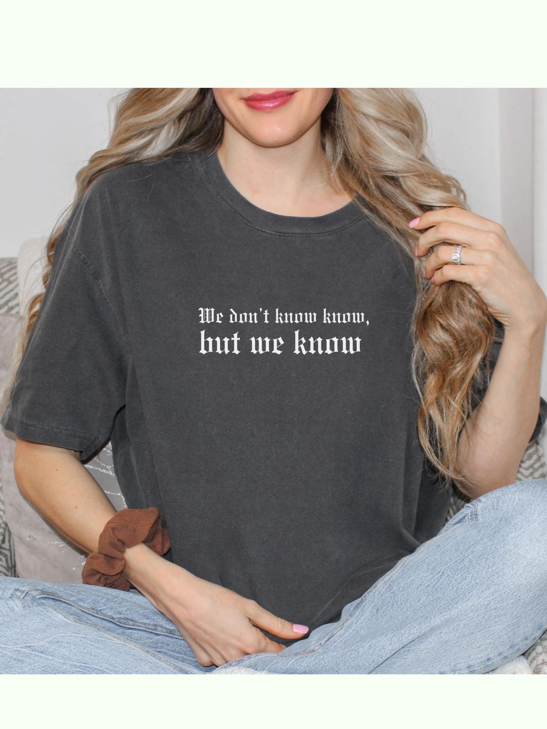 We Don't Know Know, but We Know Minimalist Political Tee Conservative ...