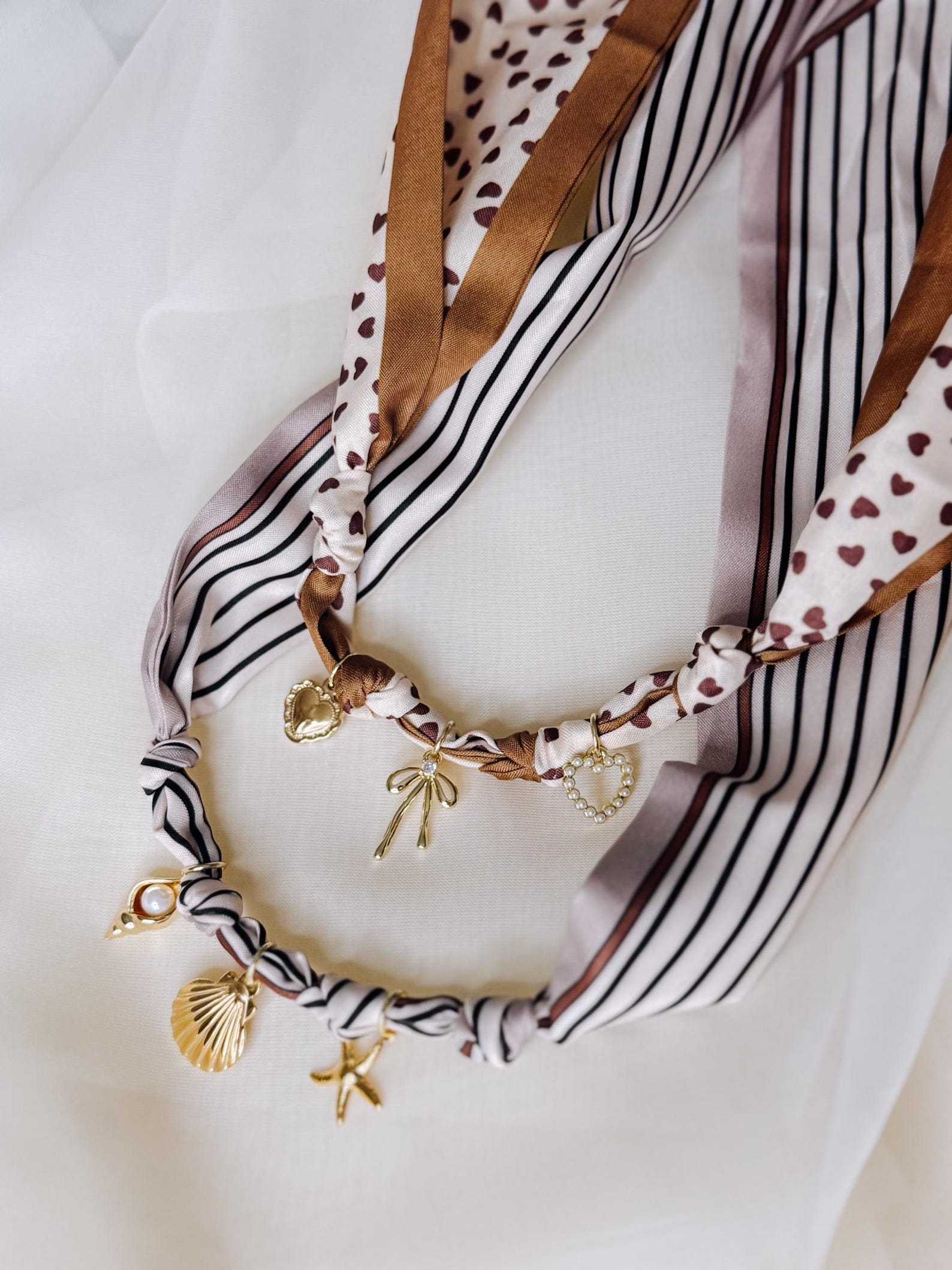 Bandana Scarf Charm Necklace Coastal Cowgirl Boho, Cottage Core ...