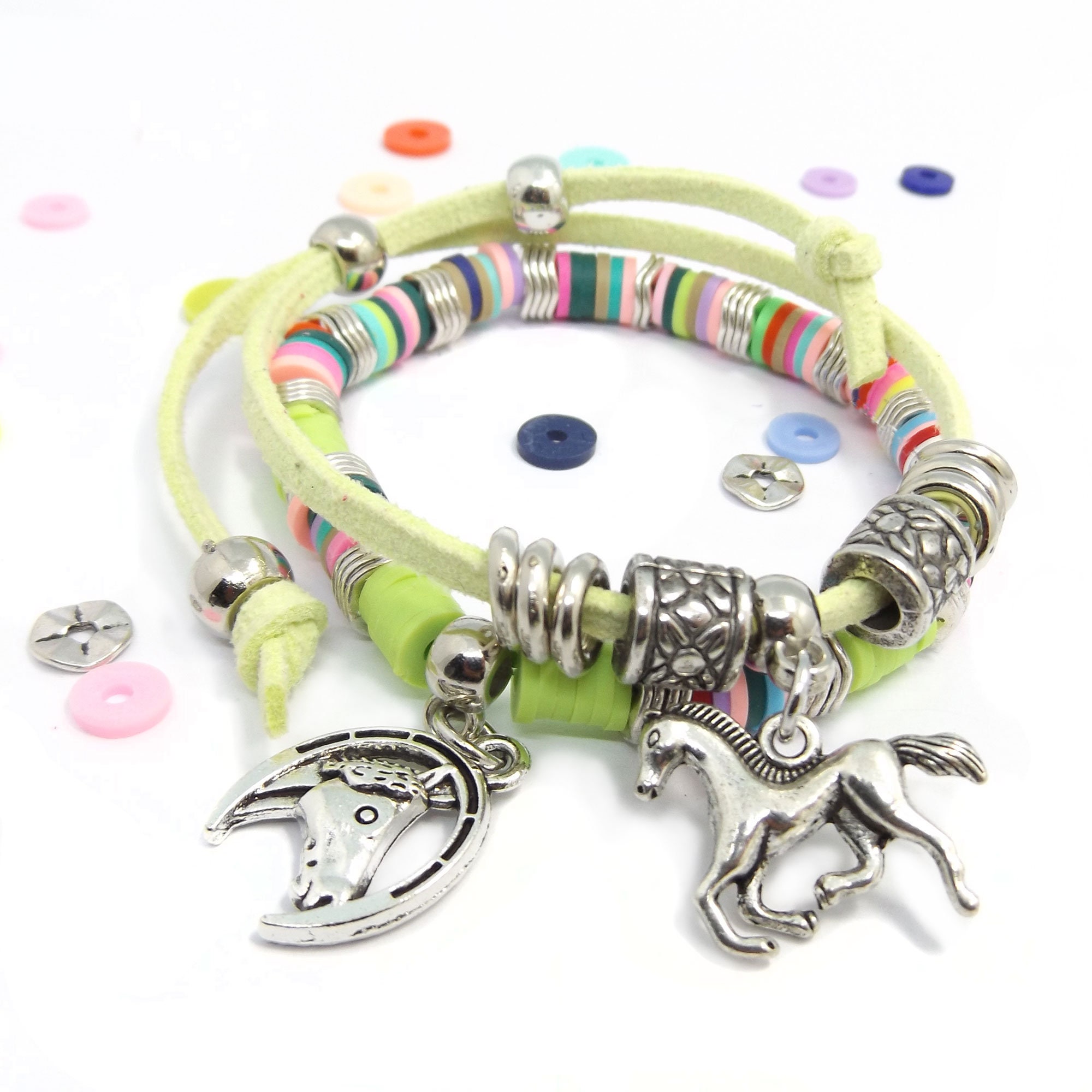 DIY Kit Make Your Own Bracelets Set of 2 Stacking Bracelets - Etsy UK