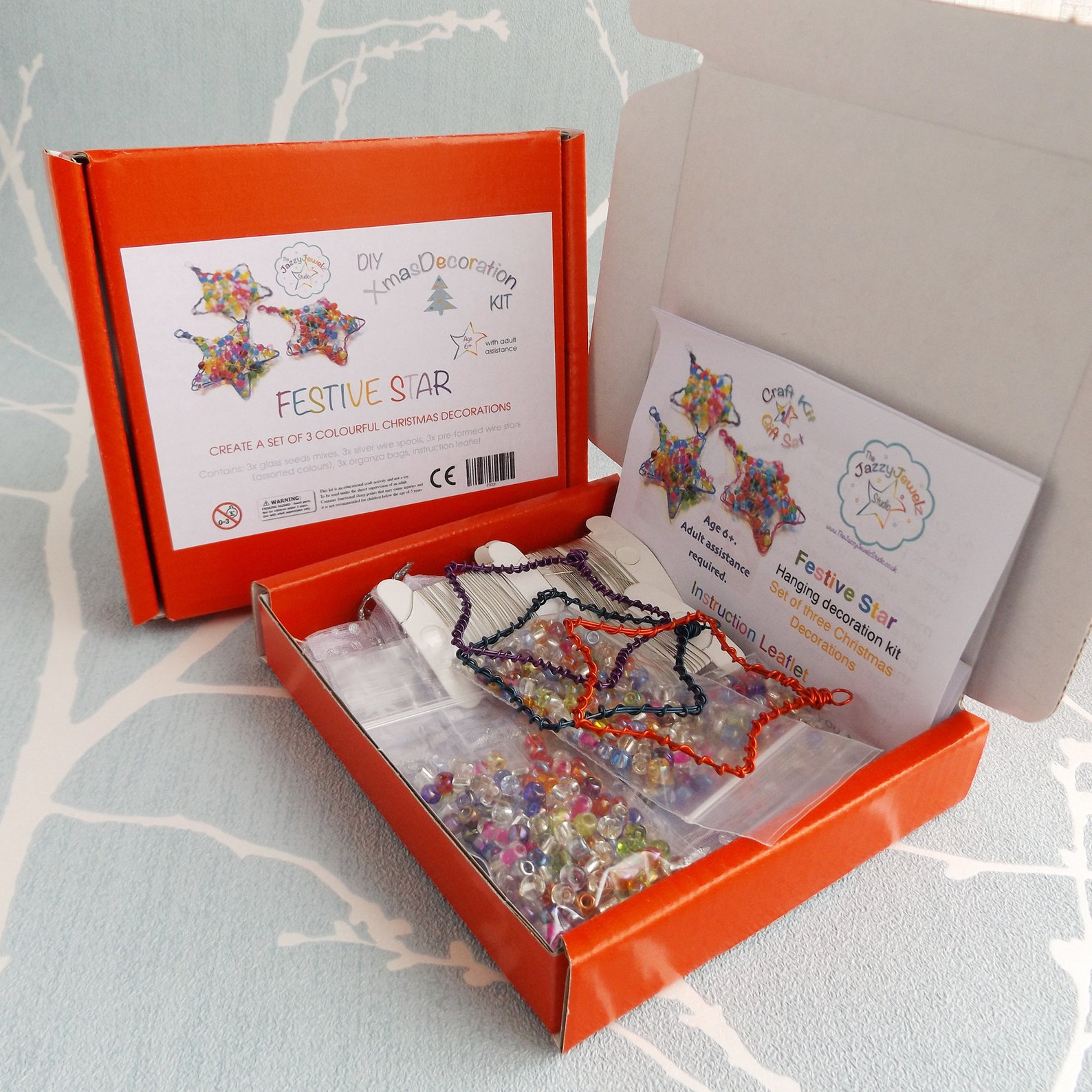 Kids Craft Kit Set of 3 DIY Christmas Decorations Craft Kit | Etsy