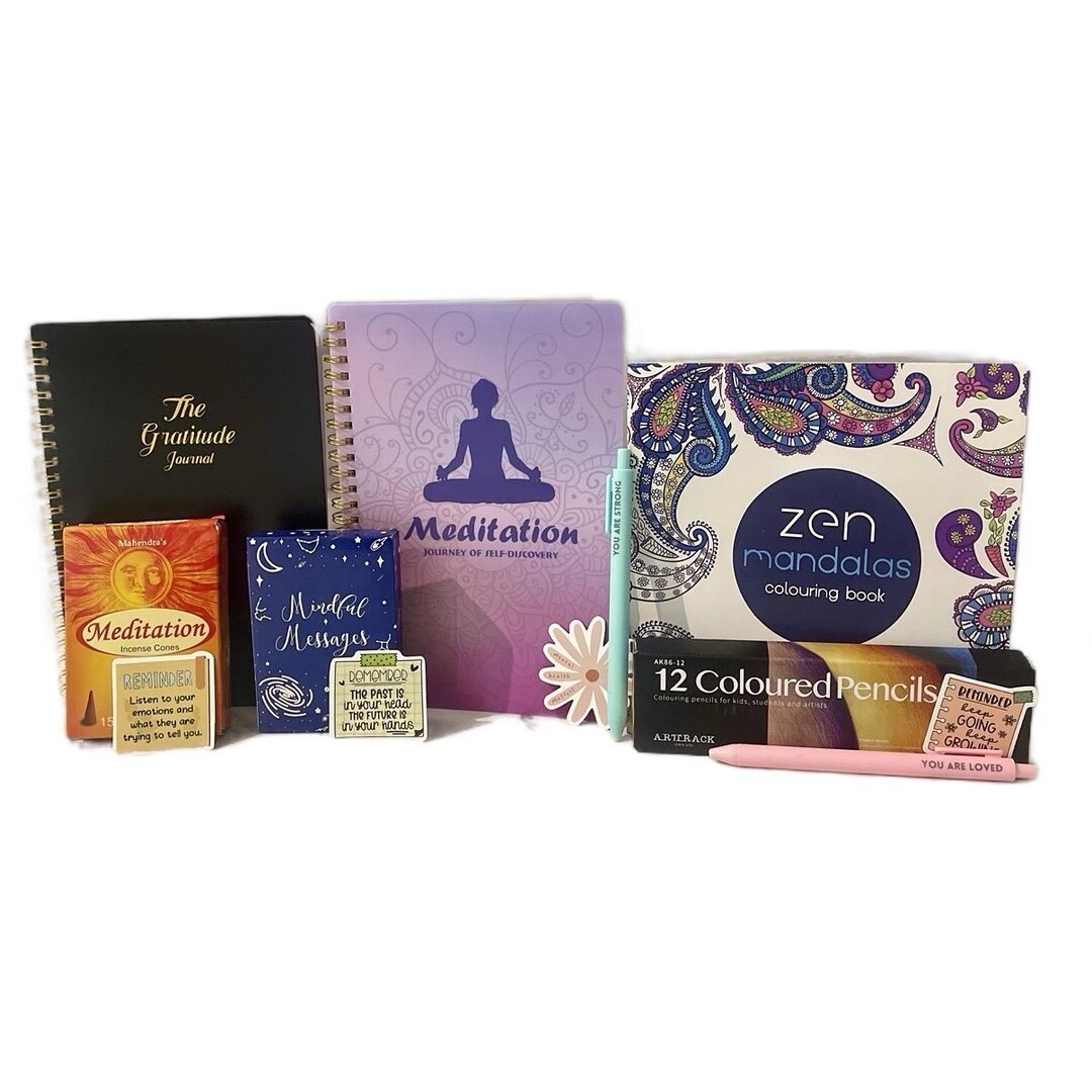 The Very Mindful Box Mental Health and Wellbeing Gift Set - Etsy