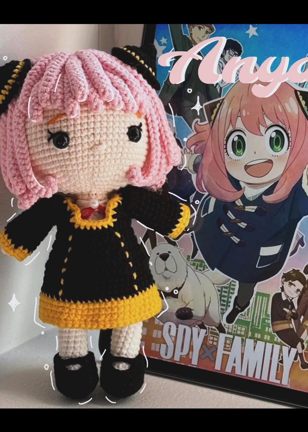 Anya Doll Crochet (spy X Family) - Etsy