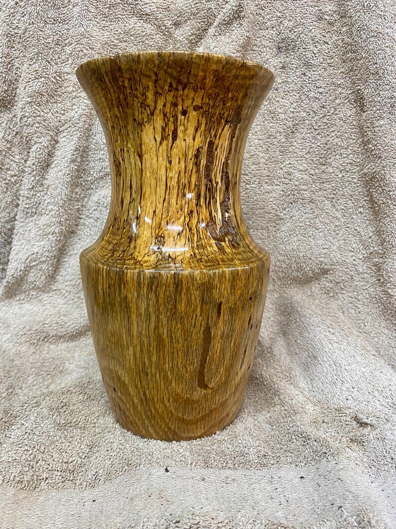 Spalted Red Oak Vase - Etsy