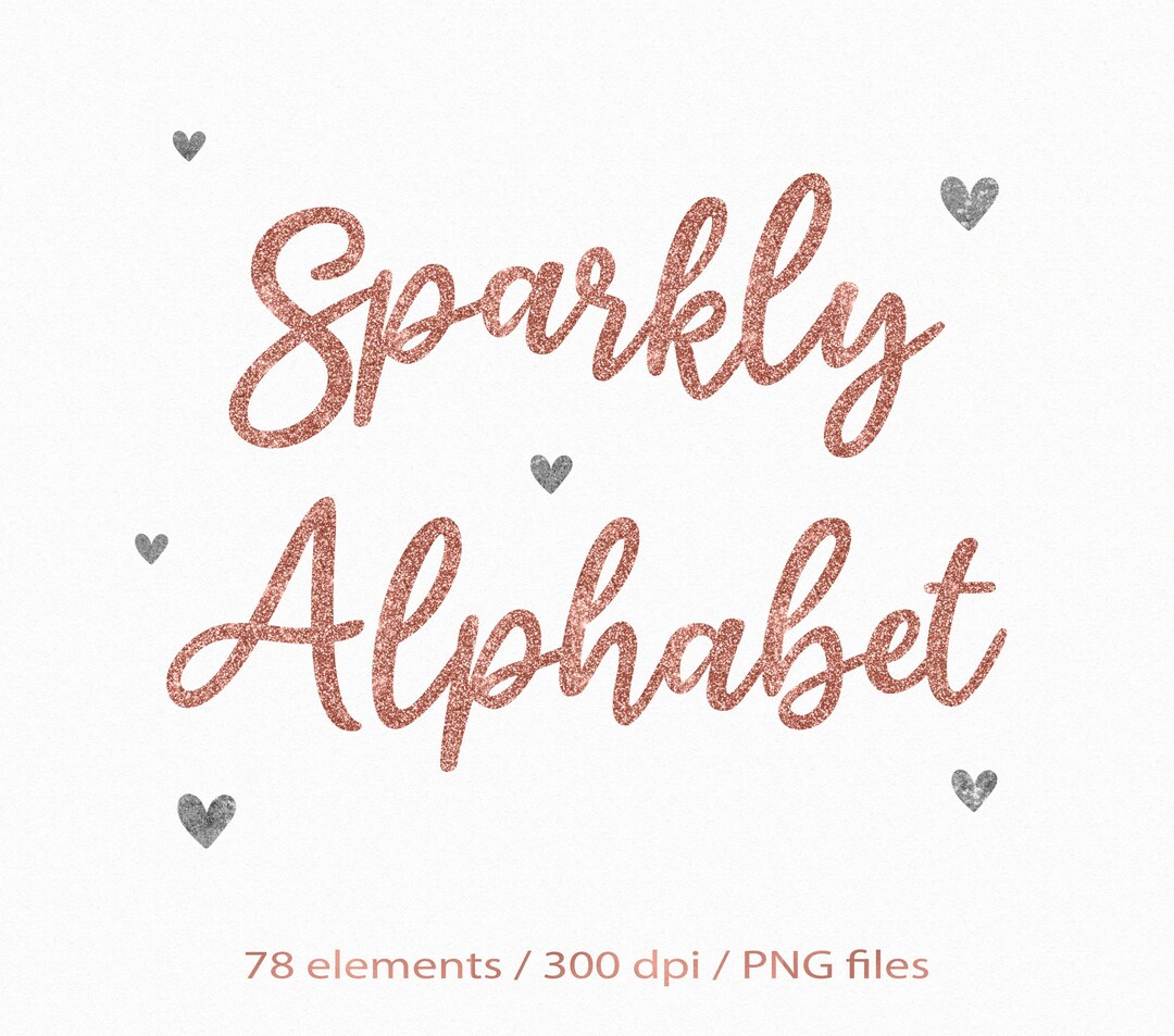 Rose Gold Alphabet, Rose Gold Letters, Rose Gold Numbers, Rose Gold ...