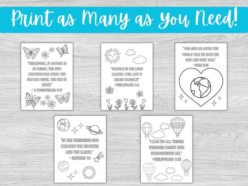 Kids Bible Verse Coloring Pages, Kids Ministry Coloring Page Activity ...