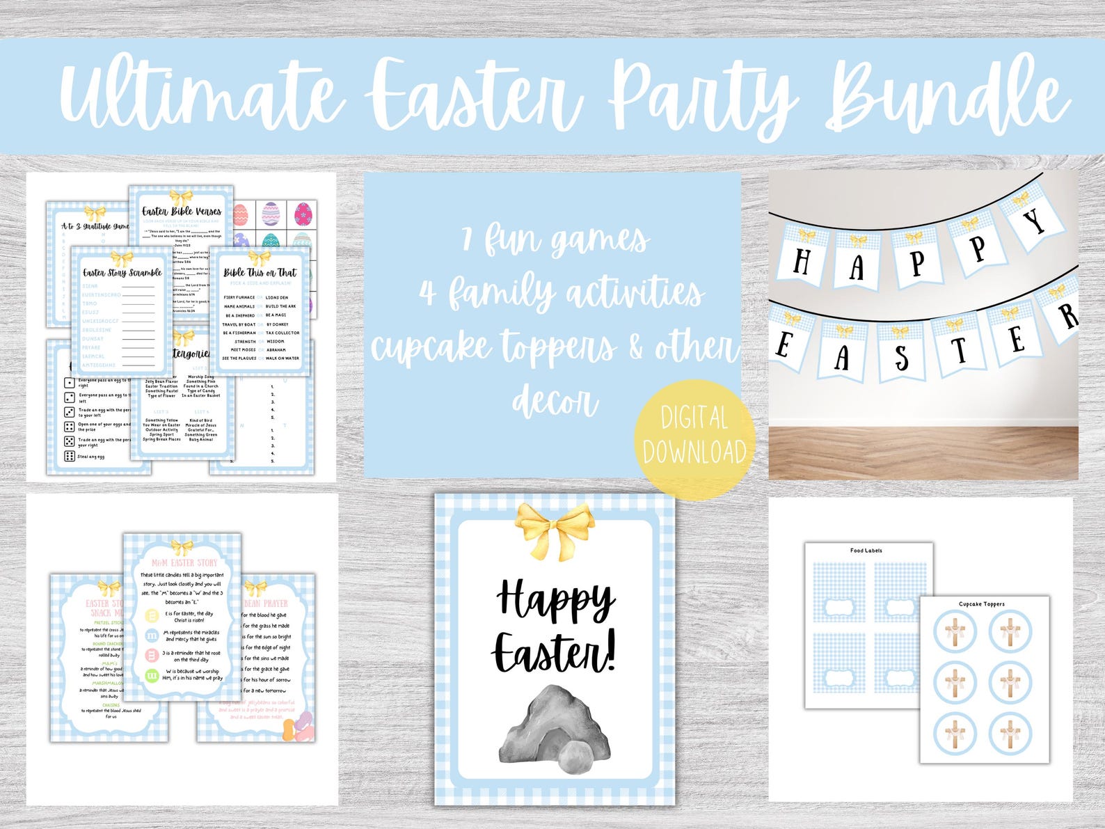 Ultimate Christian Easter Party Bundle, Easter Games Mega Bundle ...