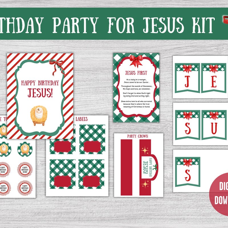Happy Birthday Jesus - Etsy
