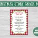 Christmas Story Snack Mix Tag, Fun Kids Ministry Printable, Nativity ...