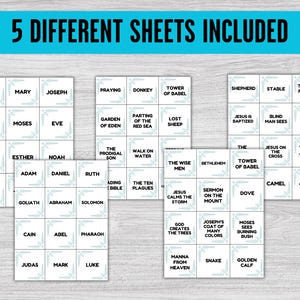 Christian Charades for Family, Printable Bible Games for Ministry ...