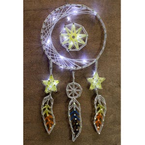 String Art Kit Dream Talisman, Wall Decor, Needlepoint Kit, DIY Moon ...