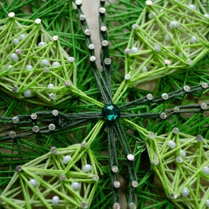 String Art Kit Magic of the Clover, Wall Decor, Needlepoint Kit, DIY Green Clover - Etsy