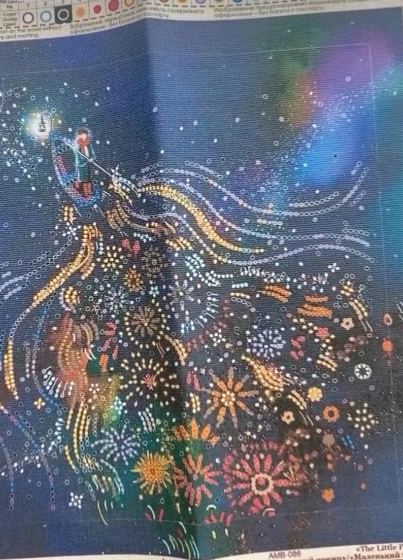 Bead Embroidery Kit Little Prince, Starlight Journey, DIY Beaded Starry ...