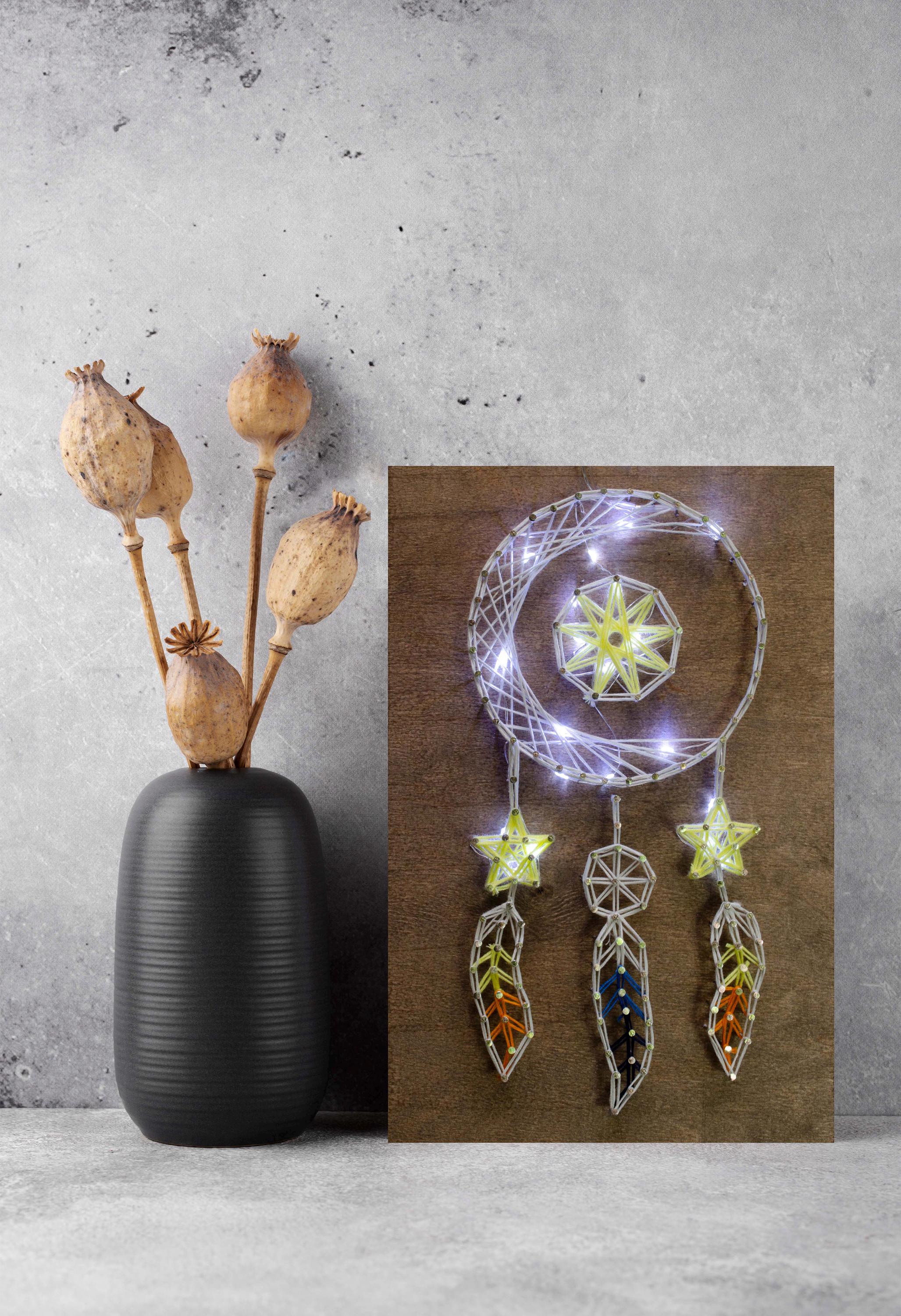 String Art Kit Dream Talisman, Wall Decor, Needlepoint Kit, DIY Moon ...
