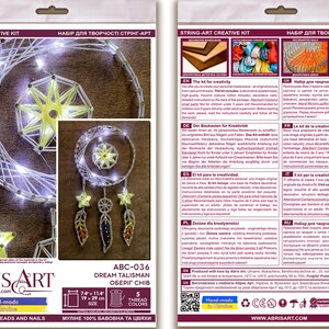 String Art Kit Dream Talisman, Wall Decor, Needlepoint Kit, DIY Moon ...