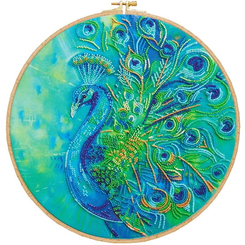 Peacock Embroidery - Etsy