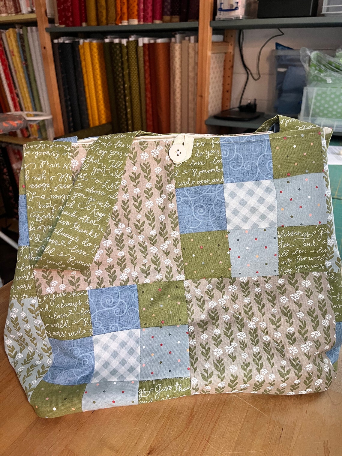 Bag of Squares Patchwork Bag Pattern - Digital Download PDF - From ...