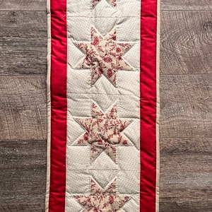 French General Star Patchwork Table Runner Pattern Digital Download PDF ...