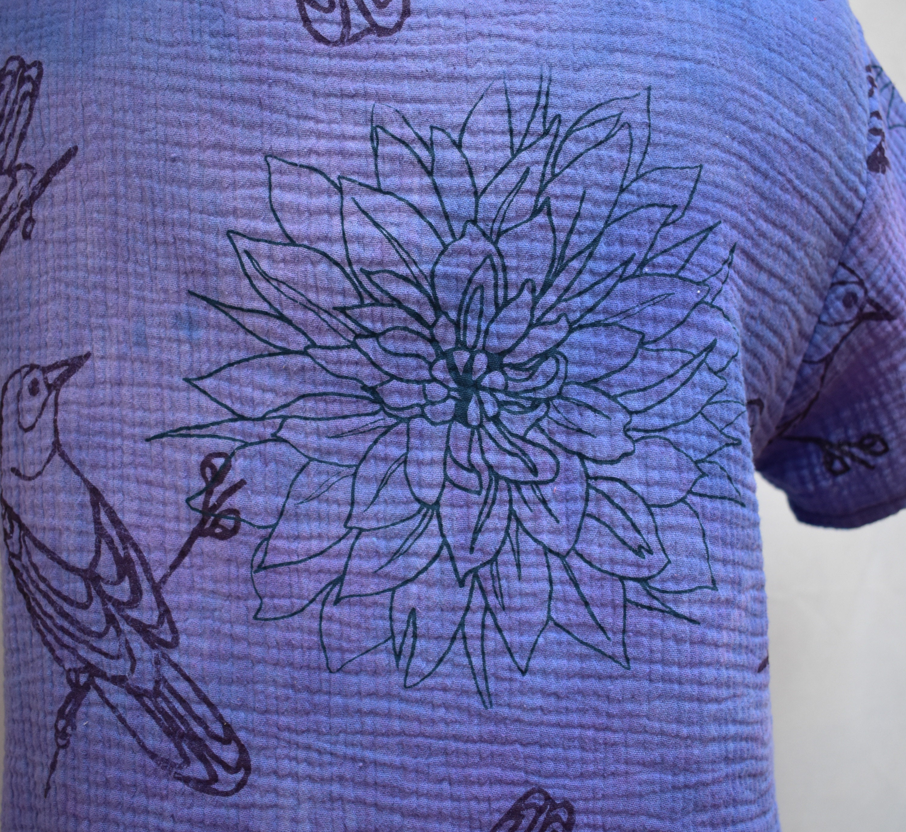 Bird Gauze Shirt - Etsy