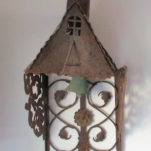 Antique Architectural Salvage 1800's Iron Steeple Bell French FABULOUS ...