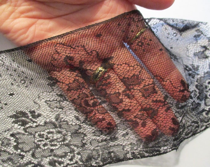 Antique Tulle French Netting Lace Silk Trim Victorian - Etsy