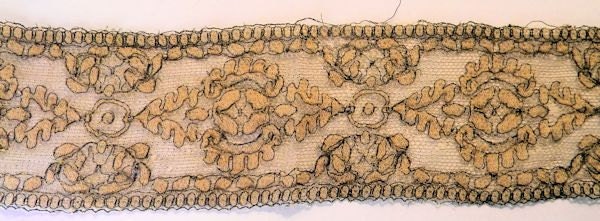 Antique Trim Metallic Net Lace Edwardian Delightful - Etsy
