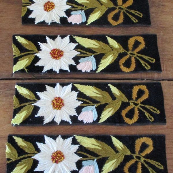 Embroidered Ribbon - Etsy