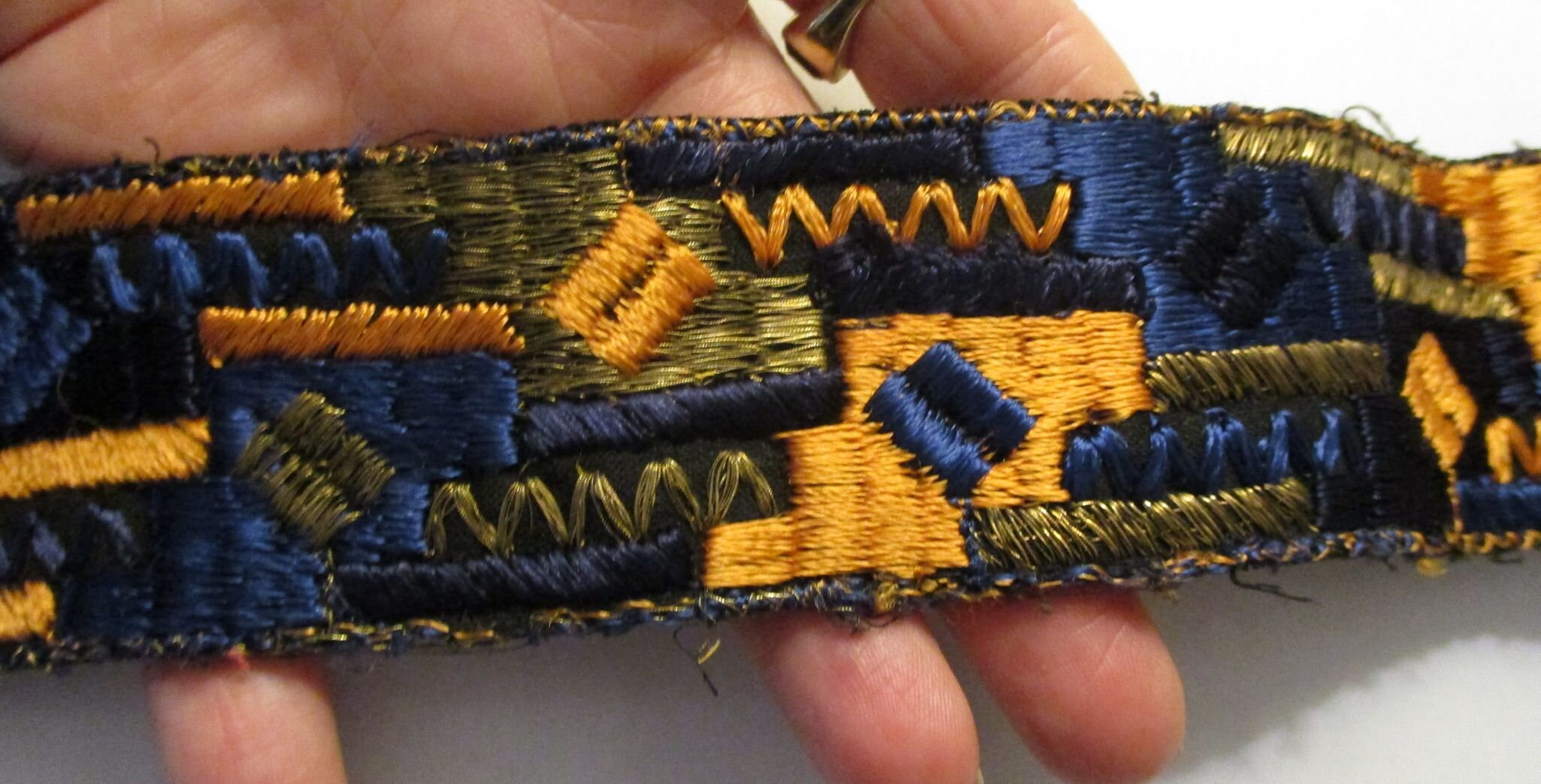 Antique Trim Metallic Ribbon Art Deco Rayon Stunning - Etsy