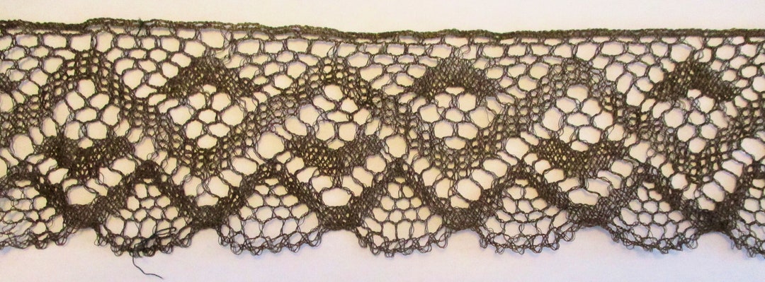 Antique Metallic Lace Trim 1800's Gorgeous Italian Authentic - Etsy