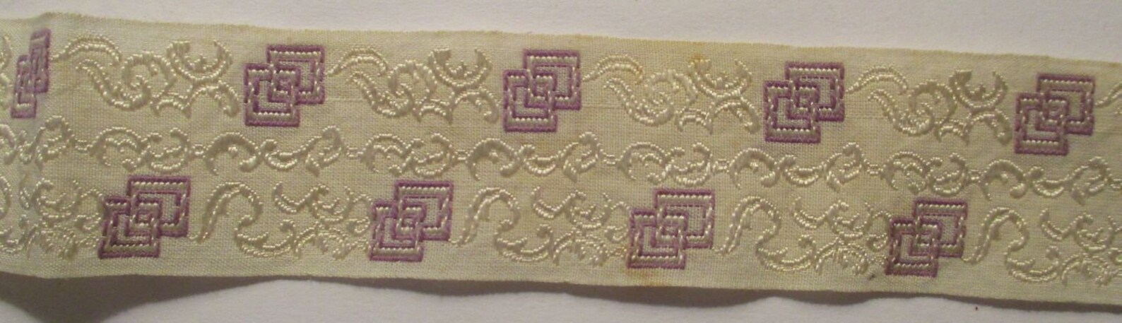 Antique Ribbon Silk Trim French Embroidered 1800s | Etsy