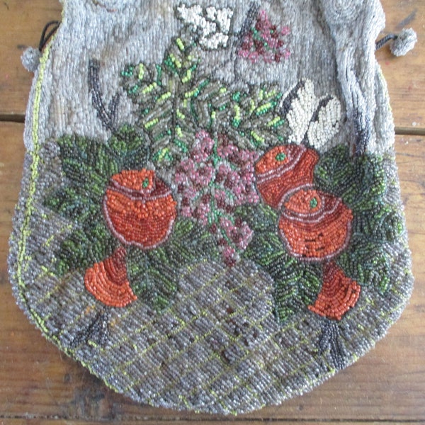 Antique Beaded Purse - Etsy