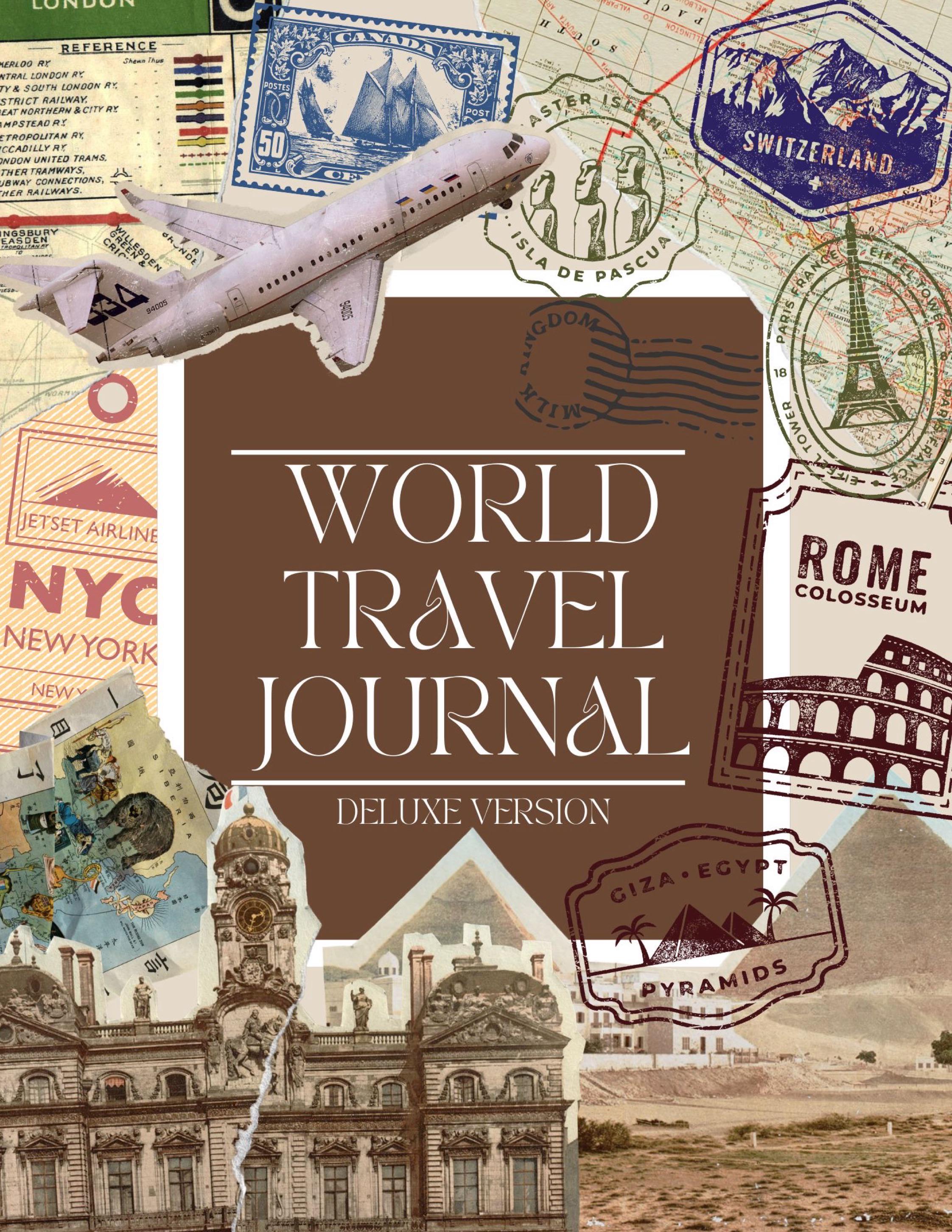 World Travel Journal (deluxe Version) - Printable / Digital Version - Etsy