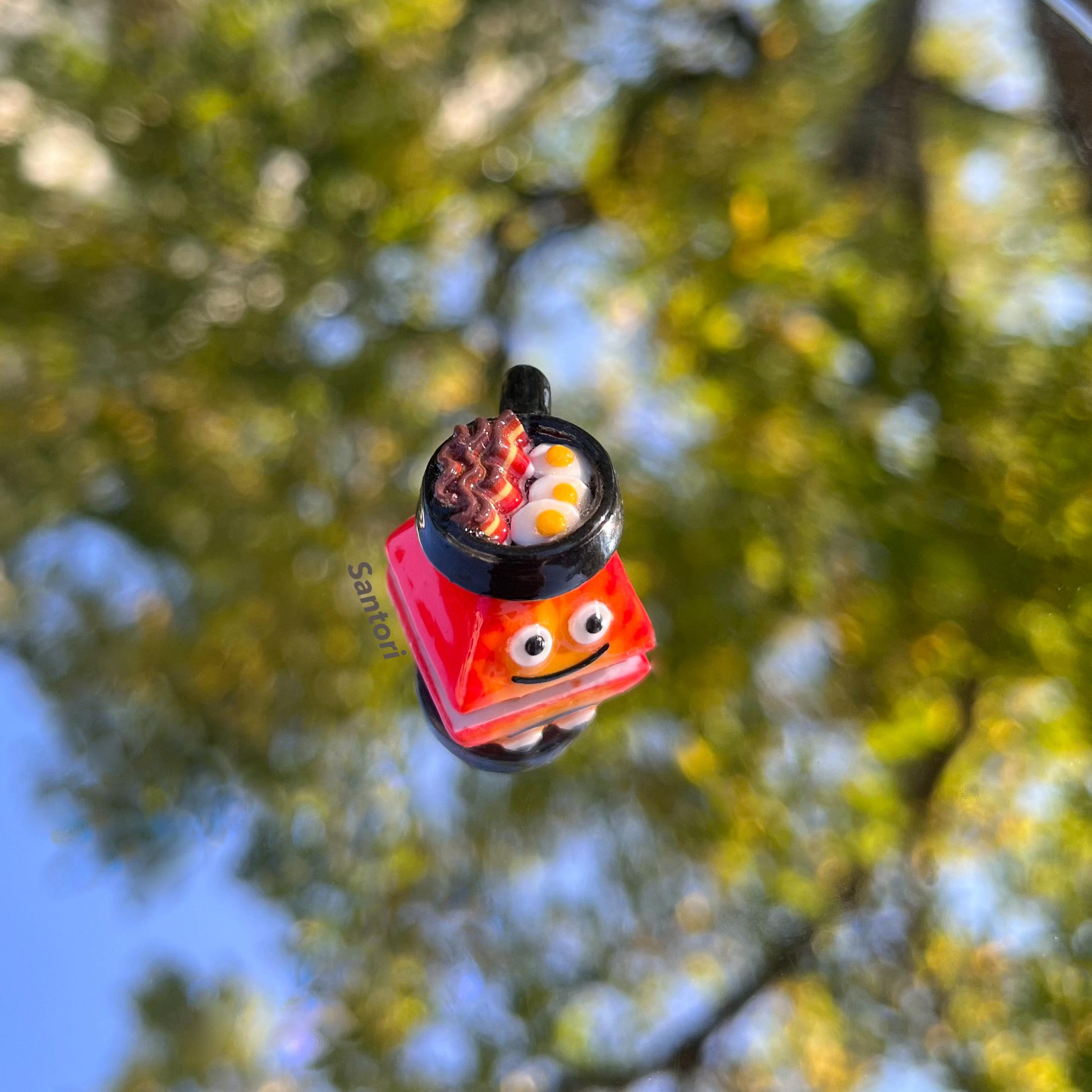 Calcifer (howl's Moving Castle) Artisan Keycap - Custom Food Available ...