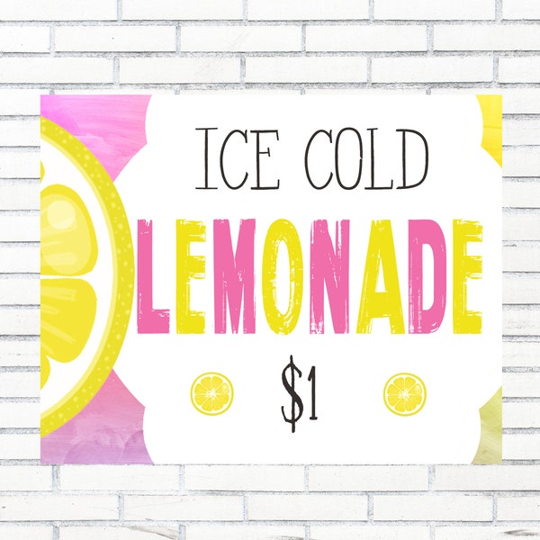 Lemonade Stand Printables Etsy