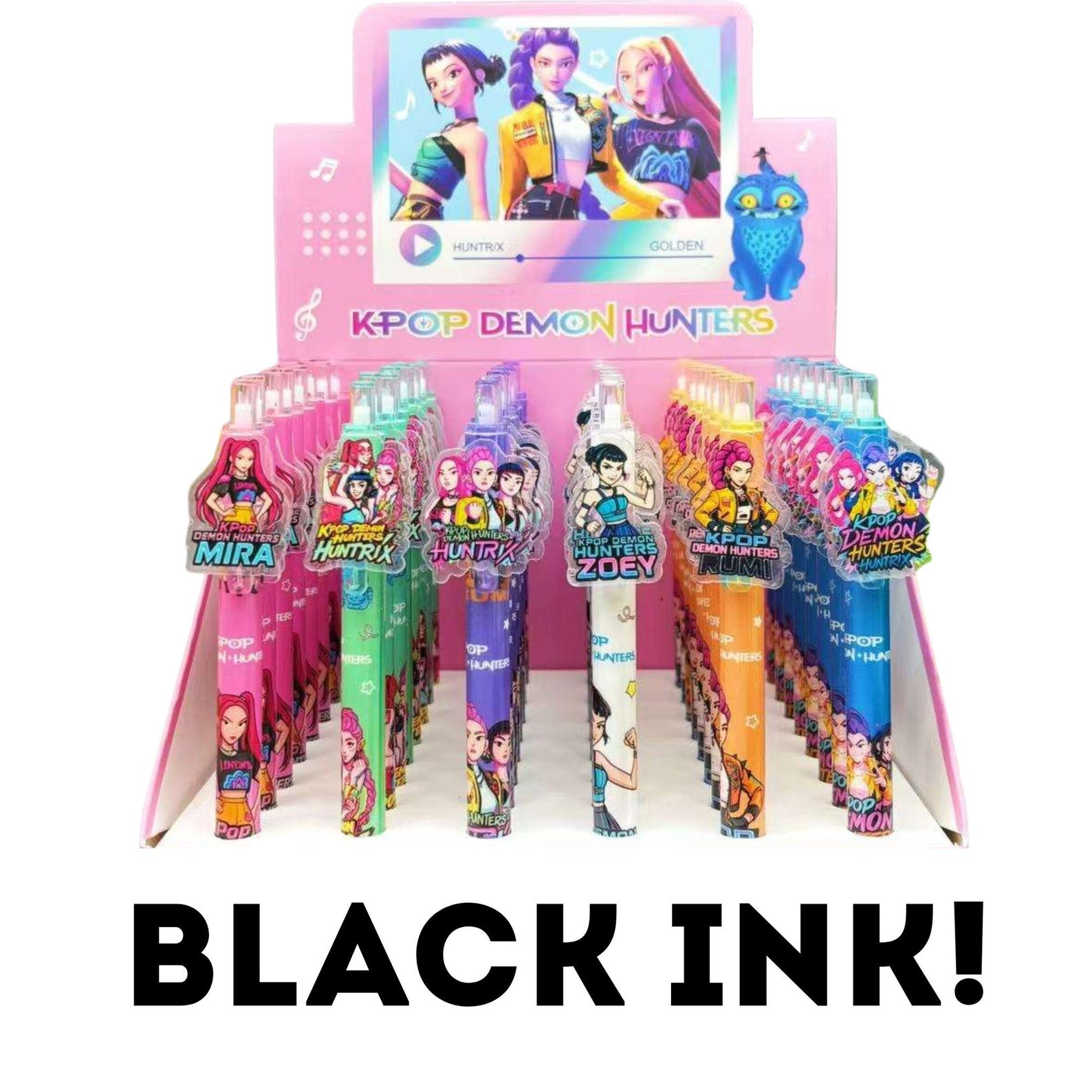 Colorful Gel Pens K-pop Anime 6/12/20 | Cute Demon Hunter Inspired ...