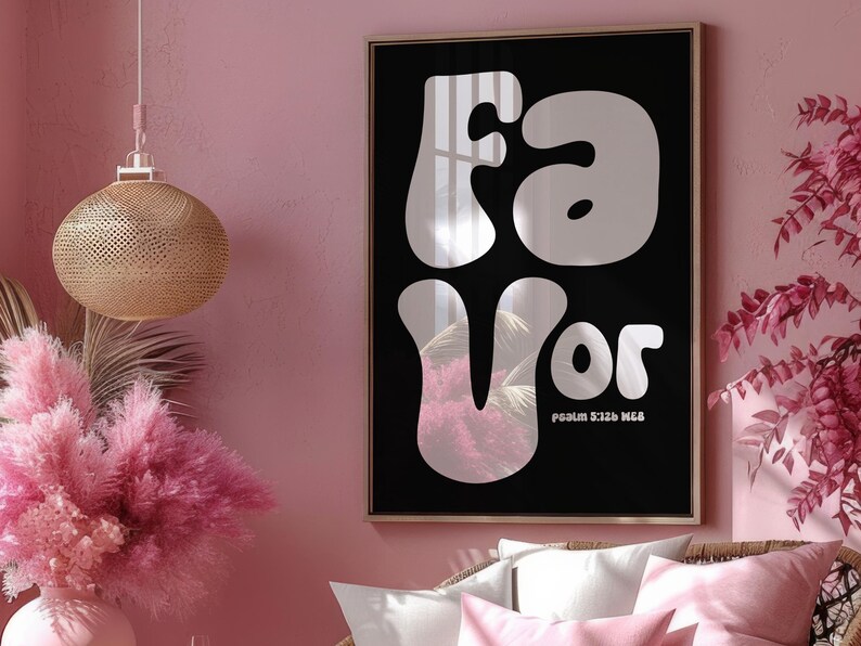 Typography Poster Retro Favor Printable Black and White Prints ...
