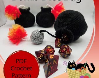 Crochet Pattern Potion Bottle Dice Bag, Druid's Potion Bottle ...